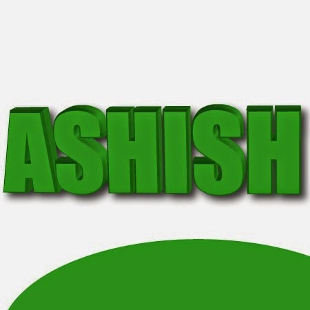 Ashish Name Logo