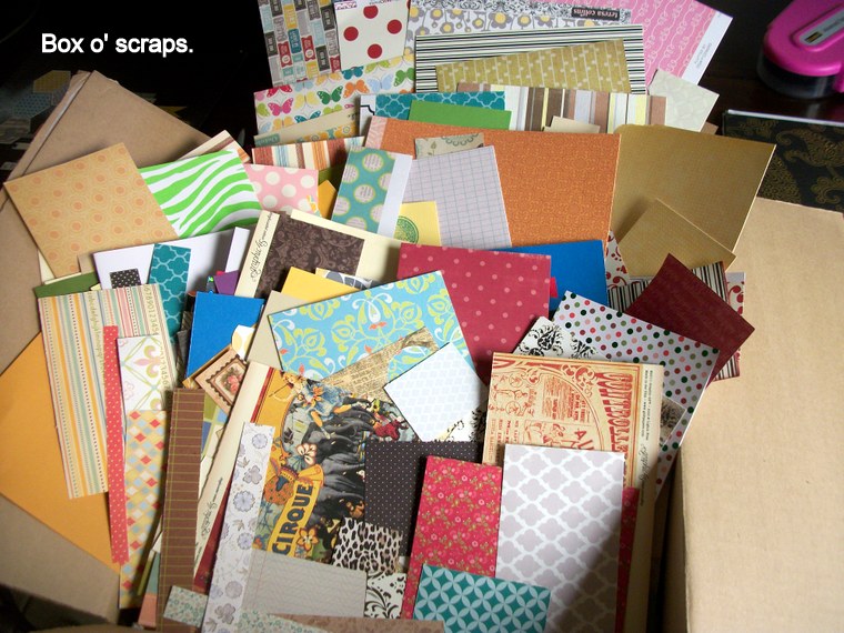 Peace, Love, Joy . . . and Paper: Scraps! (and an announcement)