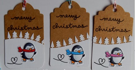 Marianne's Craftroom: Penguin tags