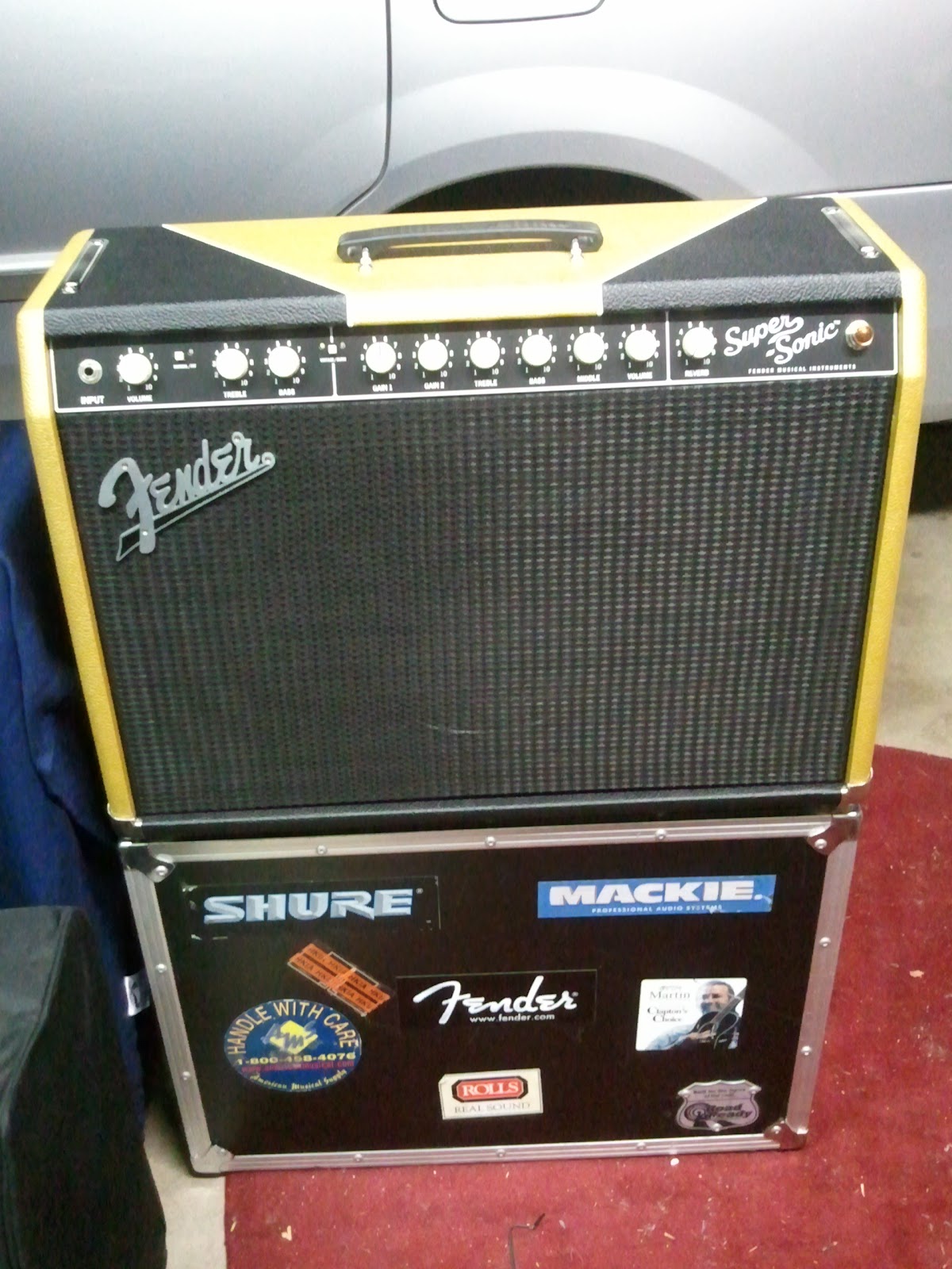 Goletasound: My new tube amp - Fender Super-Sonic 22 V-Custom Limited