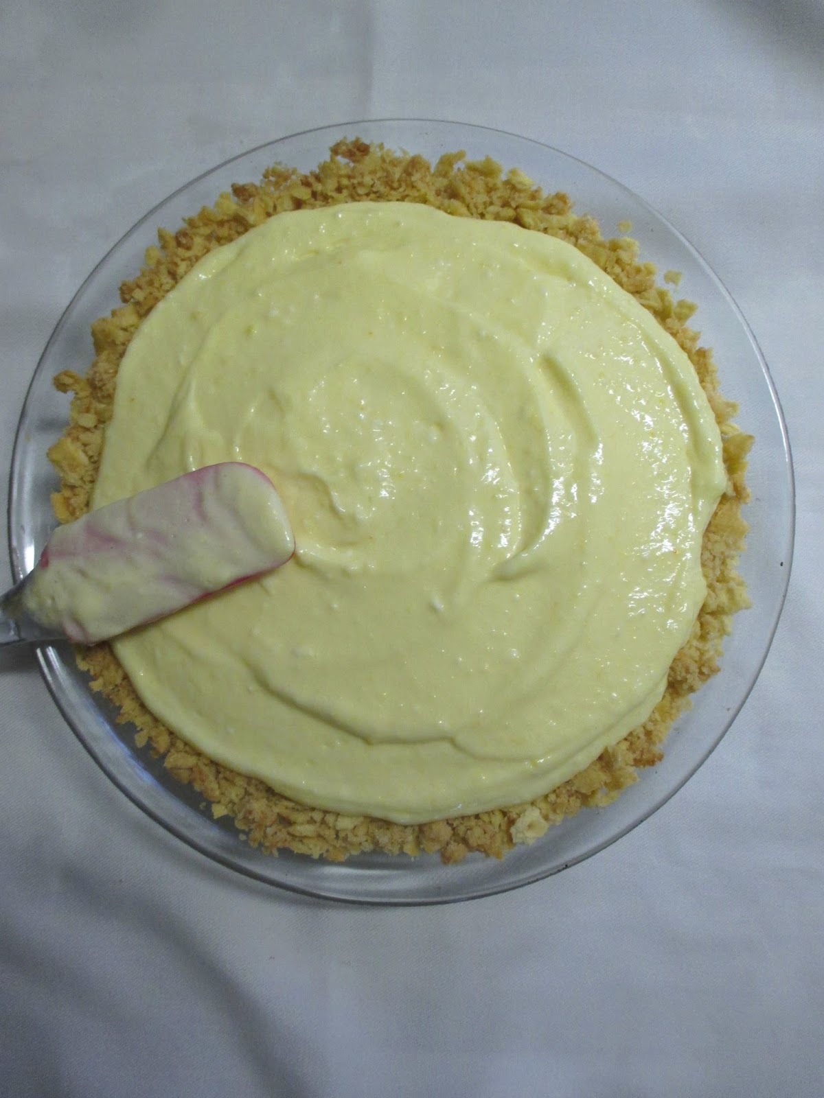 Hot and Cold Running Mom - Just my Stuff: Lemon Pudding Cheesecake Pie