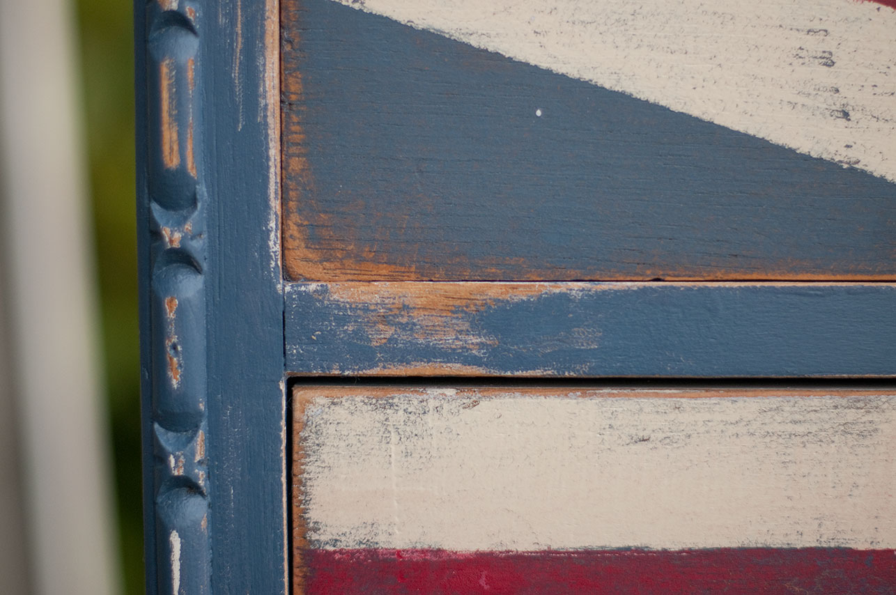 Little Gray Table: Union Jack Dresser