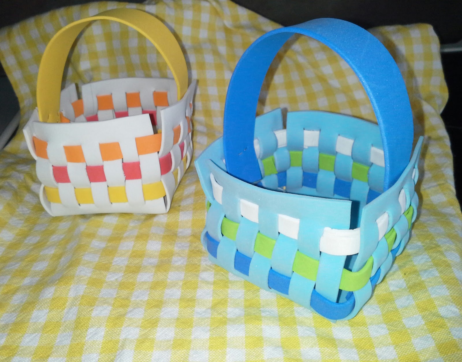 Un petit panier tressé - Y'a Maman à la maison