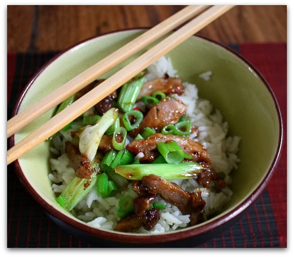 Un dimanche a la campagne: A la chinoise : porc sauté aux oignons de ...