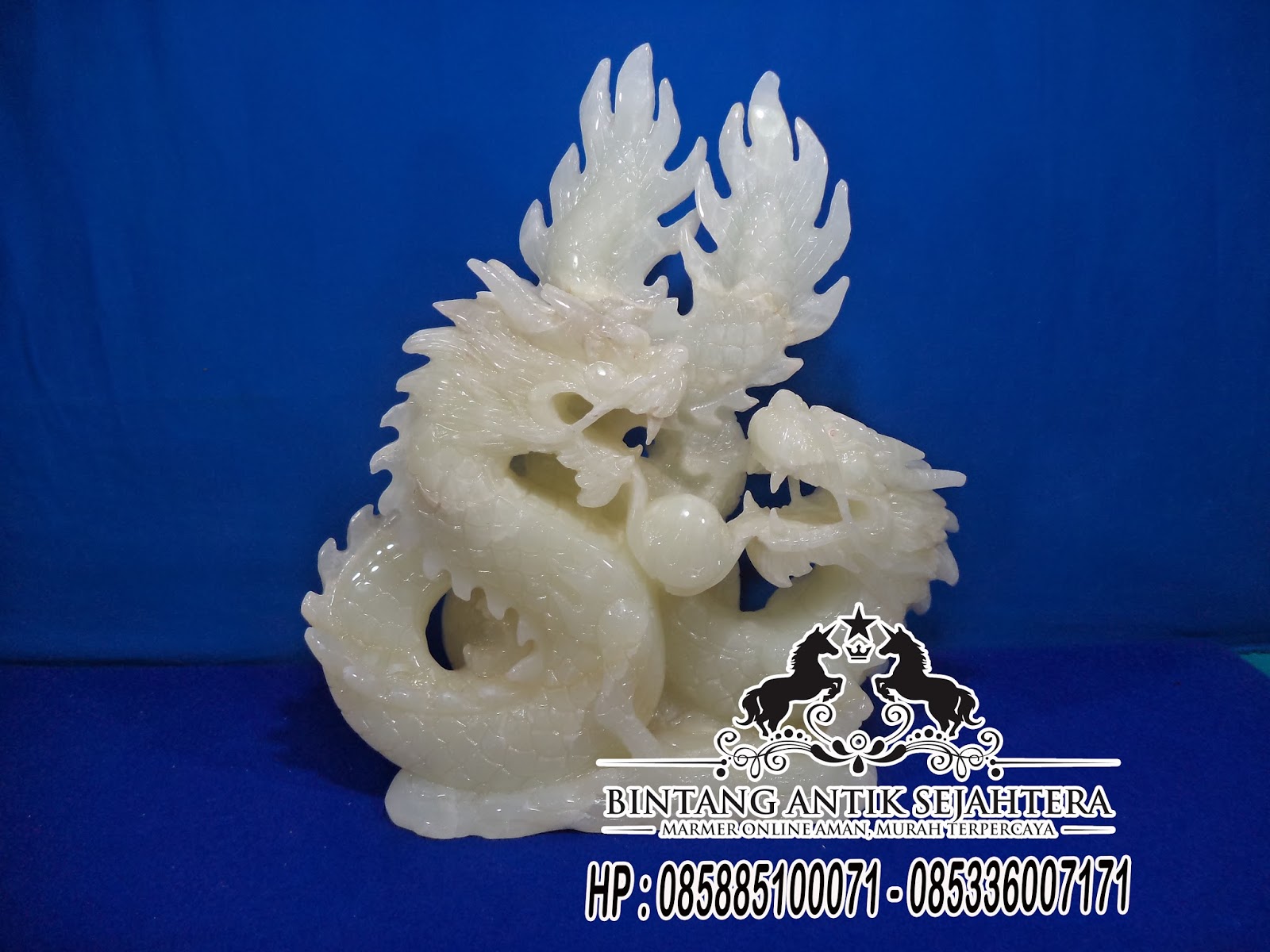 Patung Naga di Surabaya | Patung Naga Marmer