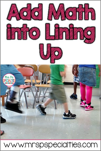 Classroom management- lining up · Mrs. P's Specialties