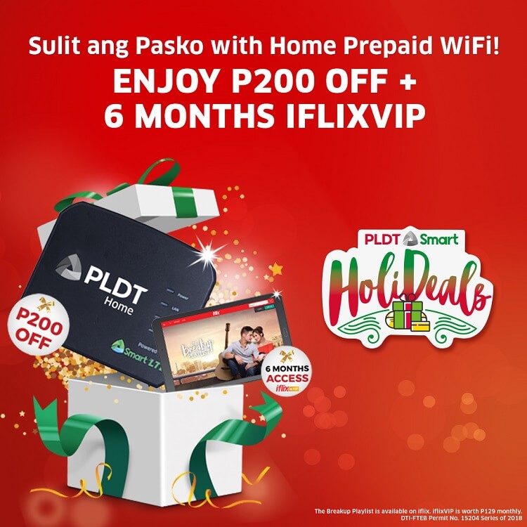 PLDT Home Outs Christmas Holideals