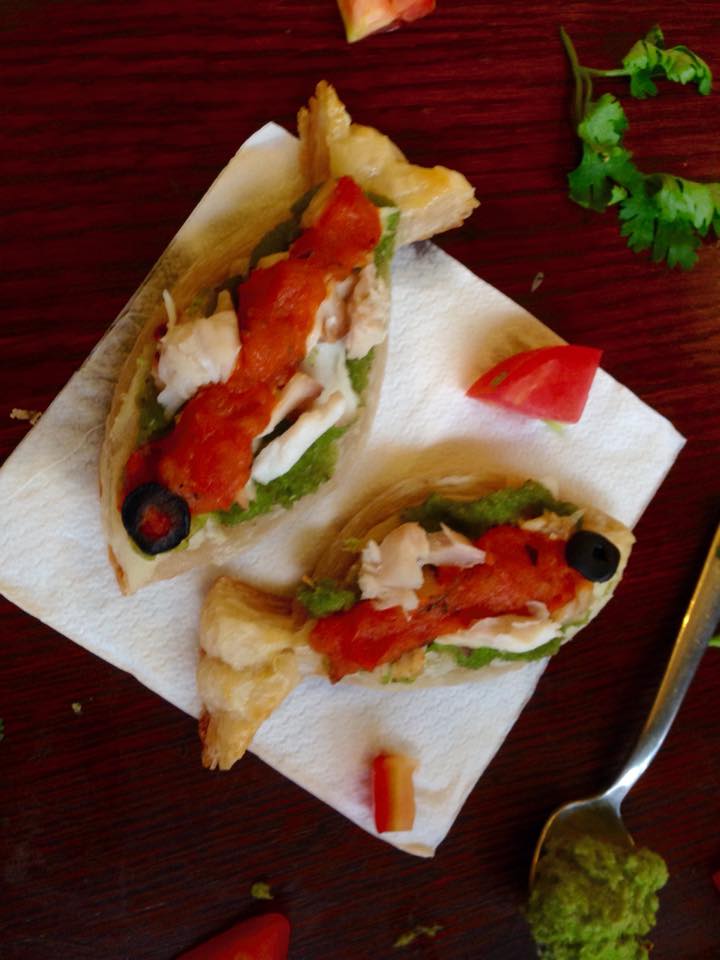 Niloufer's Kitchen: Chutney Fish Pastry Roll.