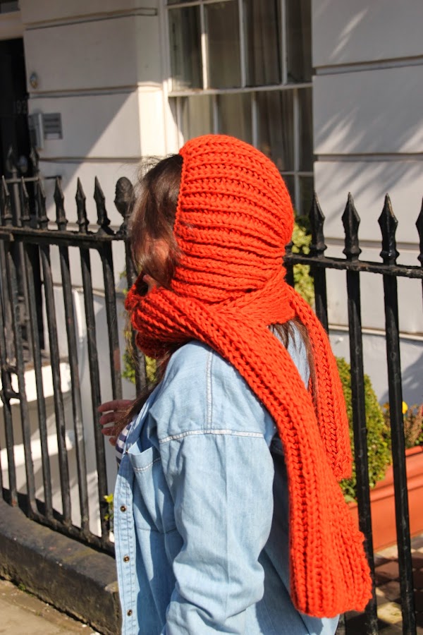 DIY Cómo hacer una bufanda con capucha + CONCURSO | Manualidades