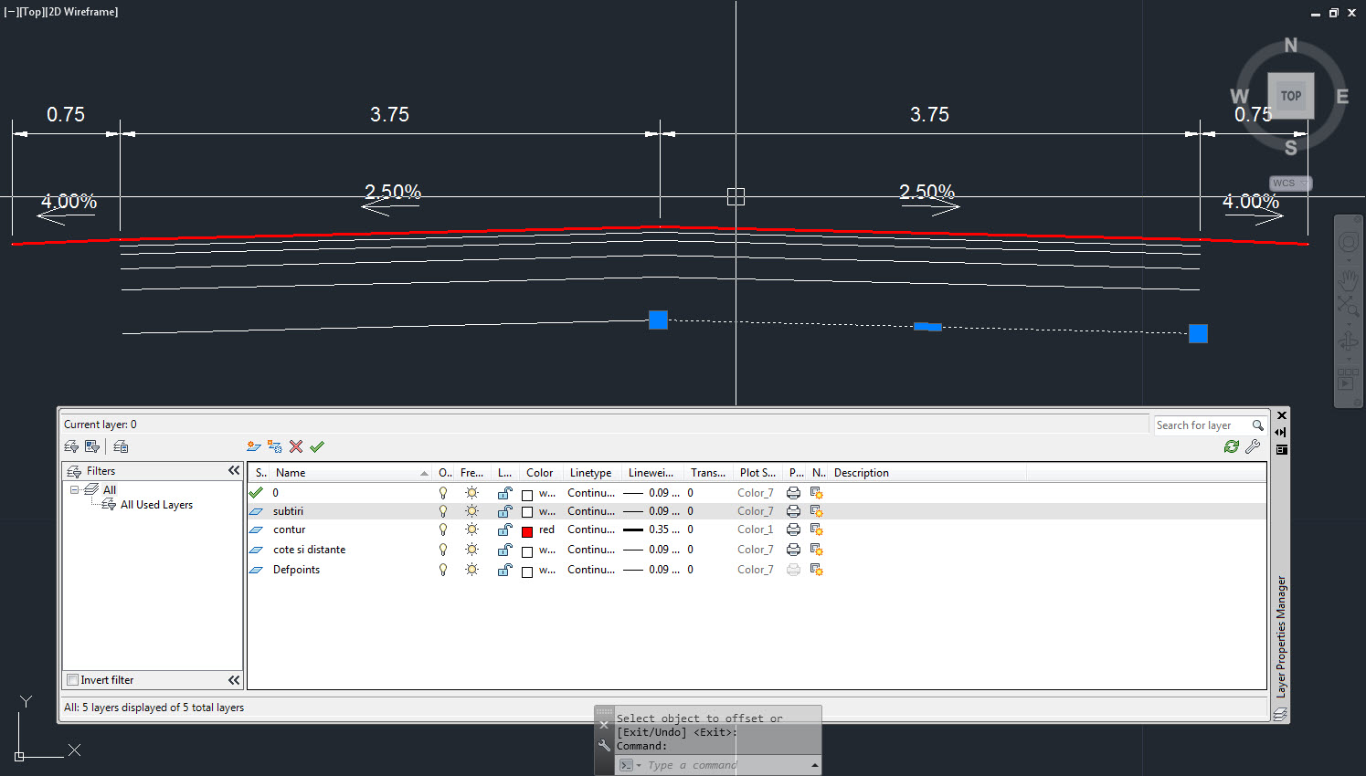Drumuri & Poduri: Profil Transversal Tip Drum