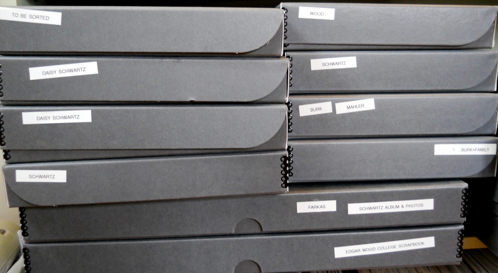 Climbing My Family Tree: Sorting Saturday: Archival Boxes and Found ...