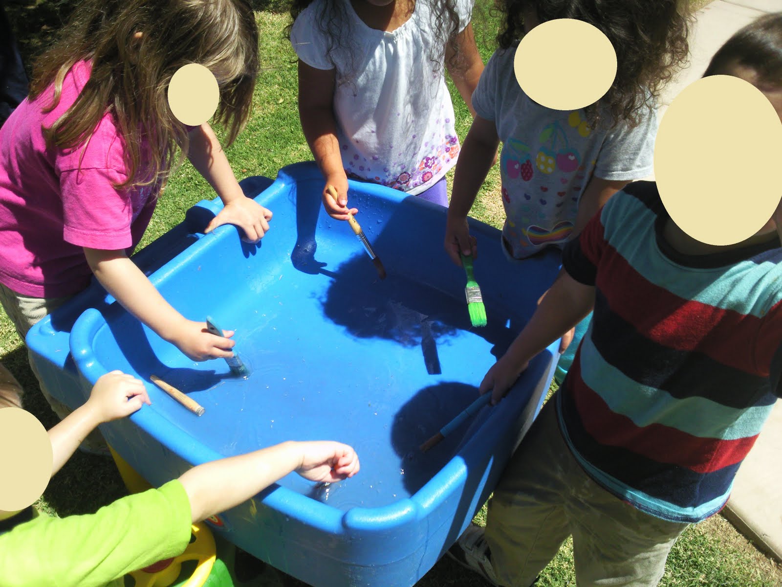 Play-Based Classroom: Water painting