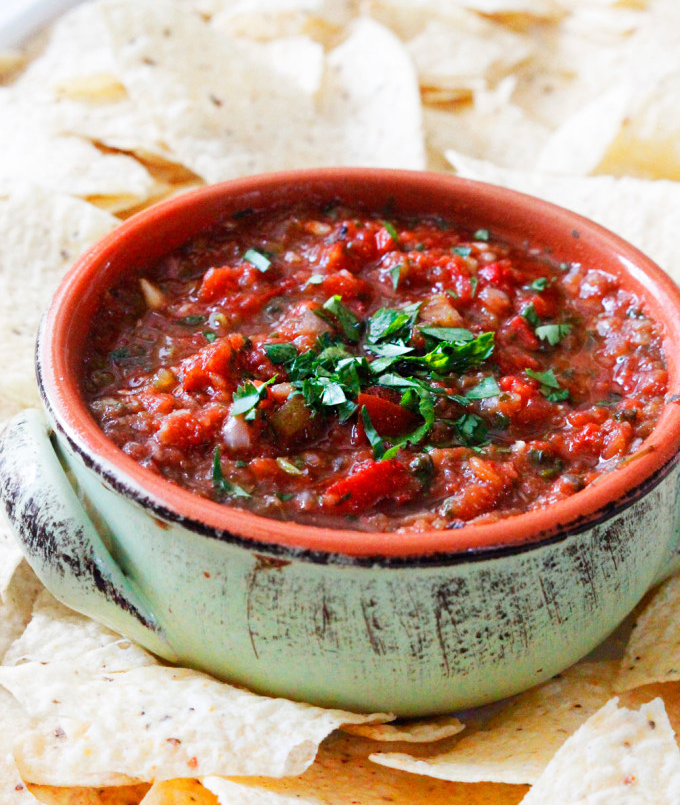 Delicious Meal Ideas: Quick and Easy Red Roasted Salsa