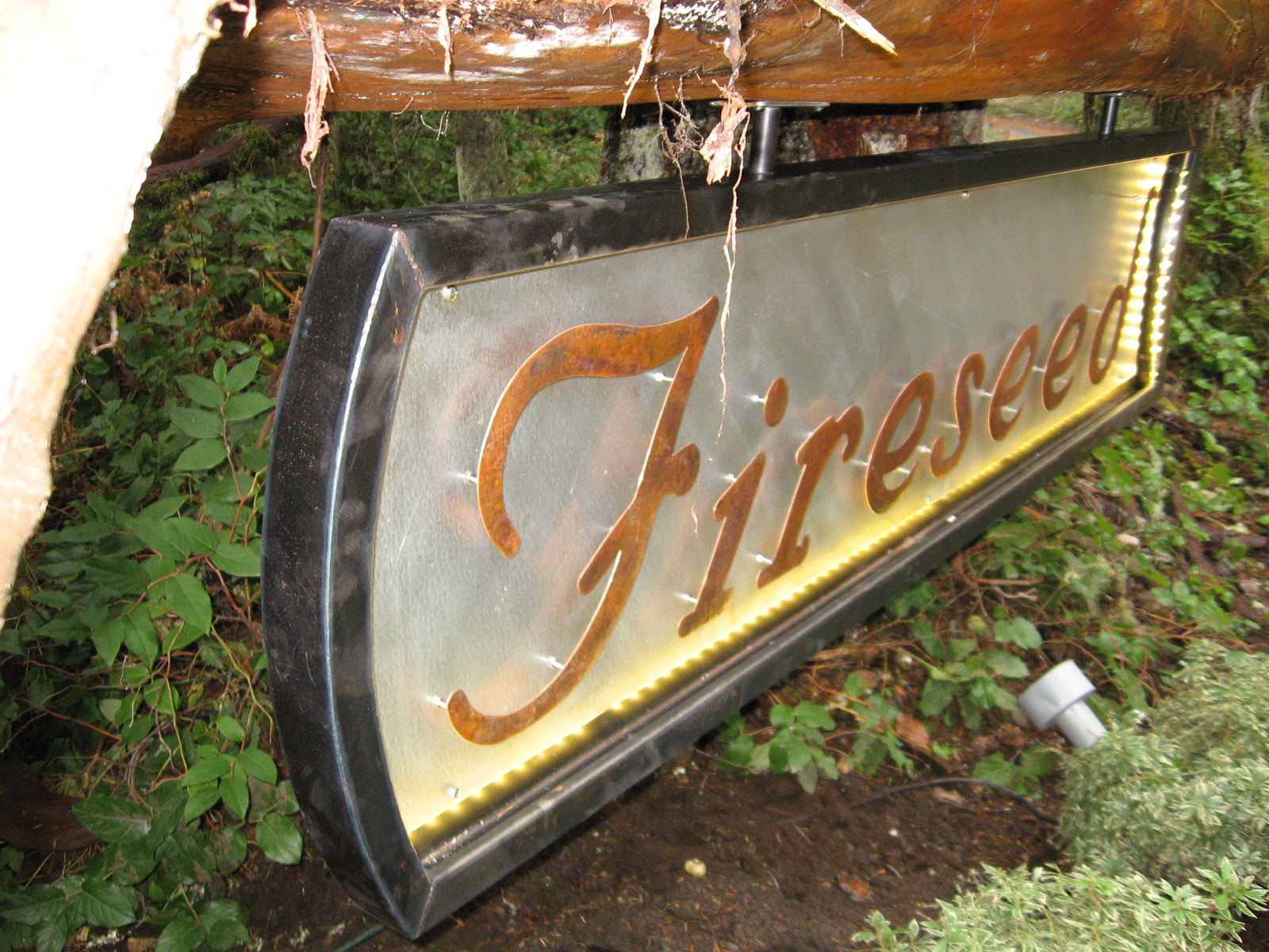 HEAVY METAL WORKS: Metal Entry Sign - Fire Seed Catering and Event Gardens