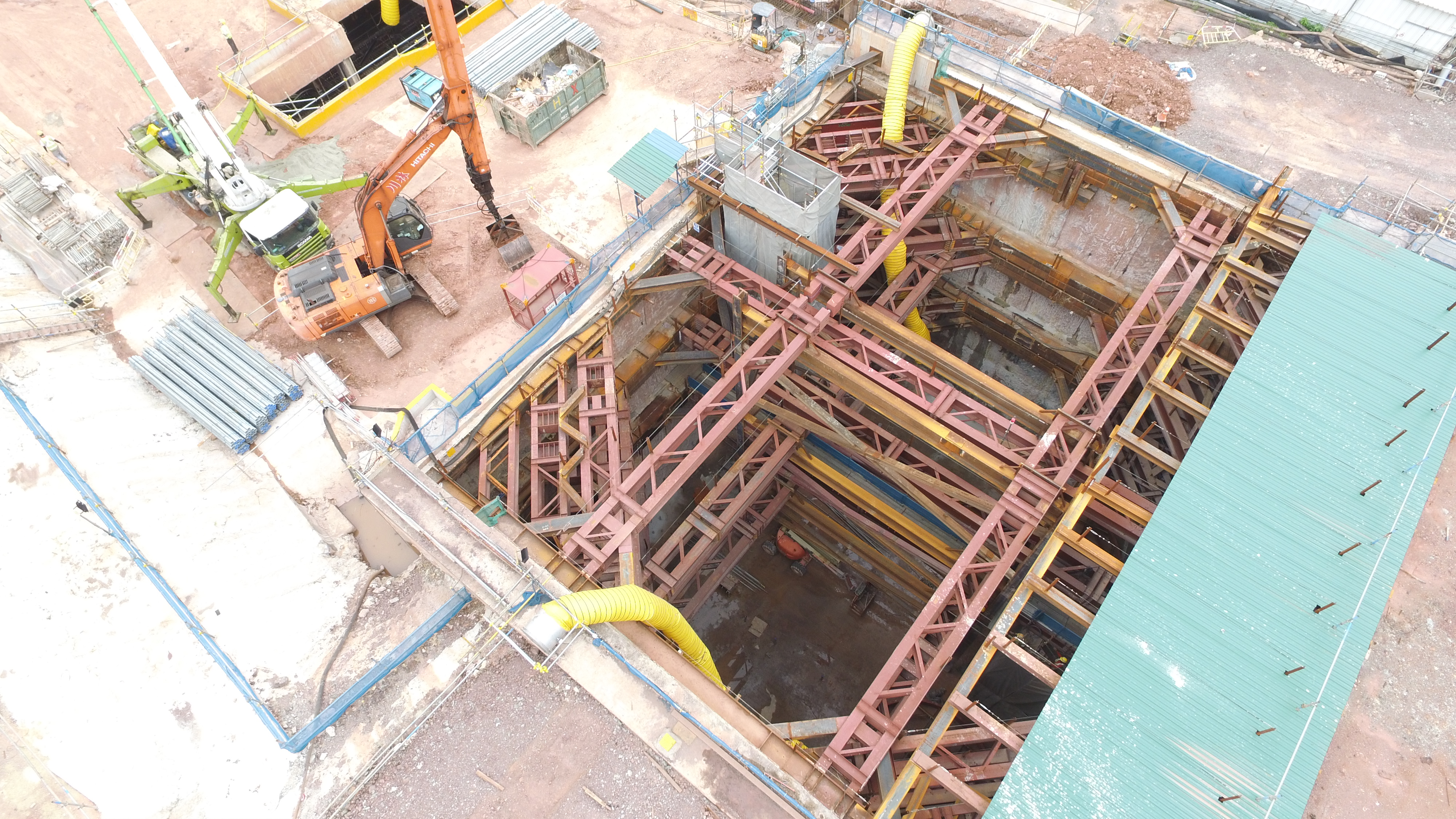 Thomson Line Construction: Outram Park Excavation