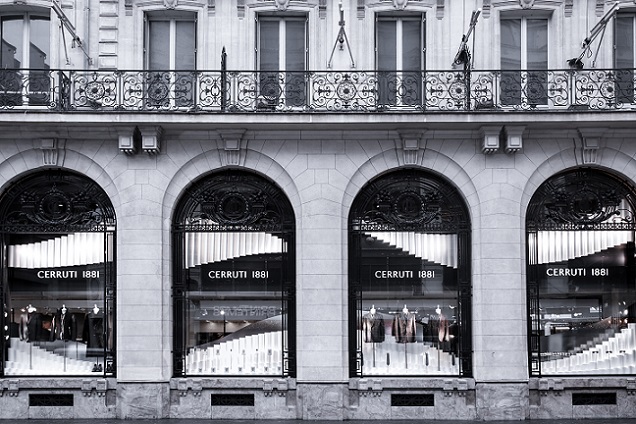 mylifestylenews: CERRUTI 1881 Unveils A New Boutique Concept Store In Paris