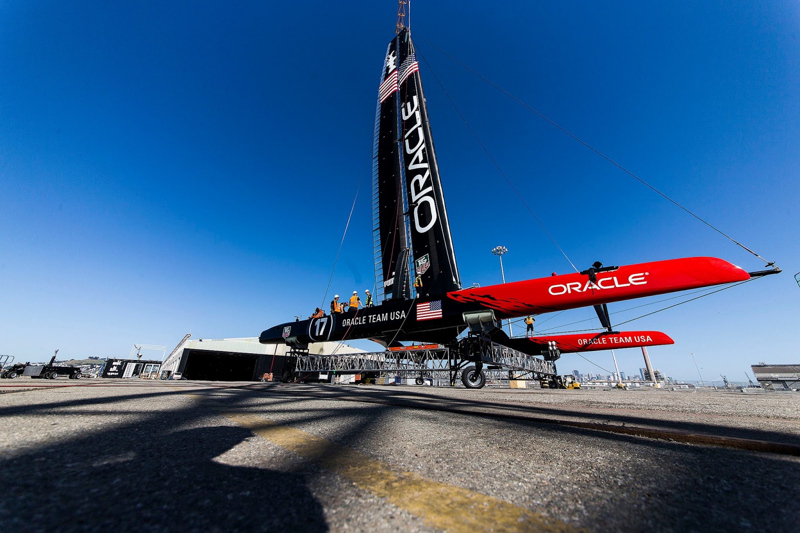 Oracle Team USA completes load test of new AC72 ...