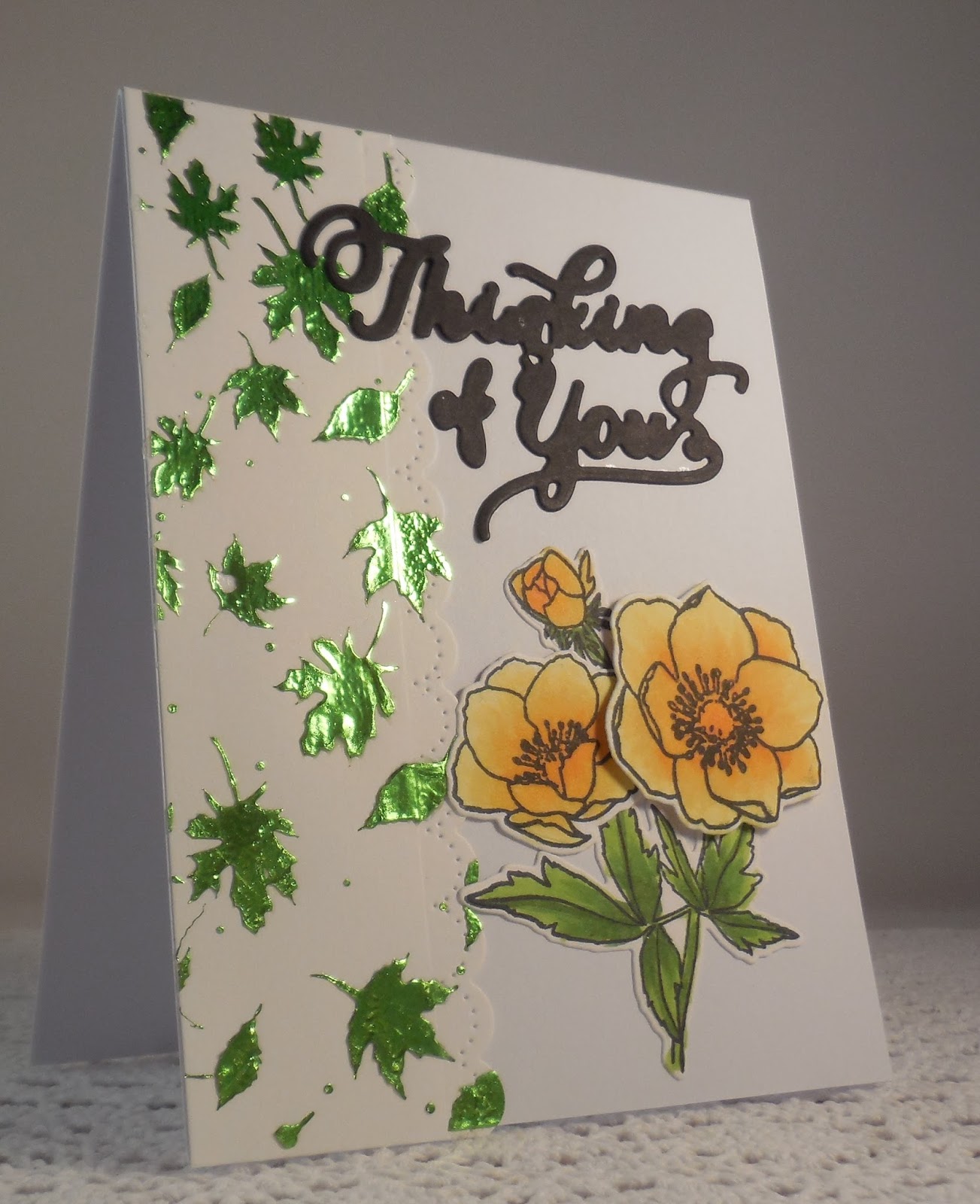 Lin's Craft Corner: Two Fun Days with Colleen - Learning about Foiling