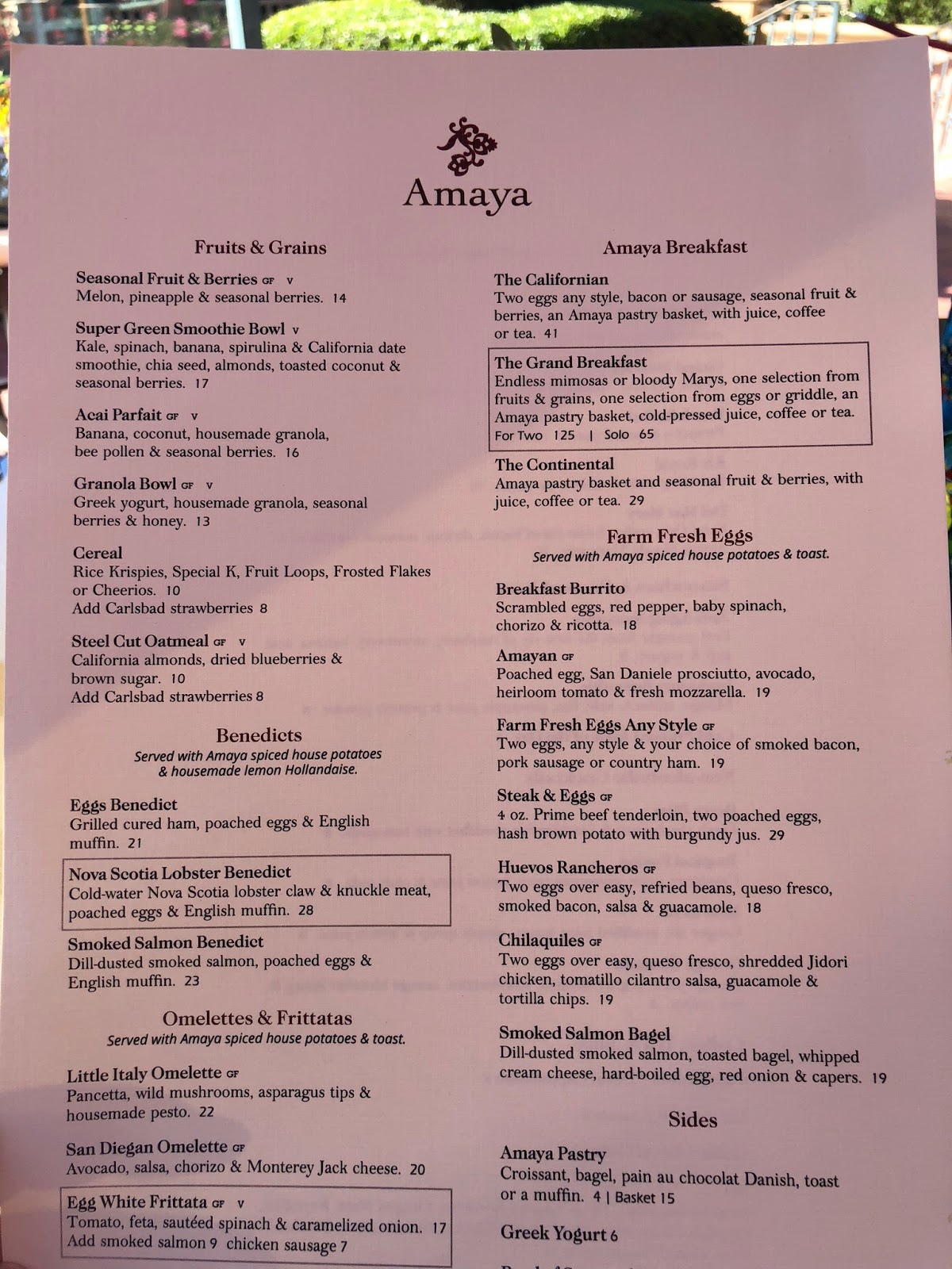 GREAT EATS HAWAII: AMAYA - THE FAIRMONT GRAND DEL MAR