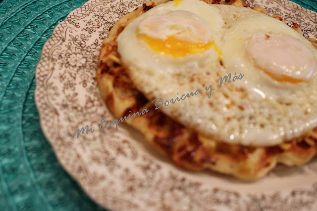 Mi Esquina Boricua y Más: Wafles de papas majadas