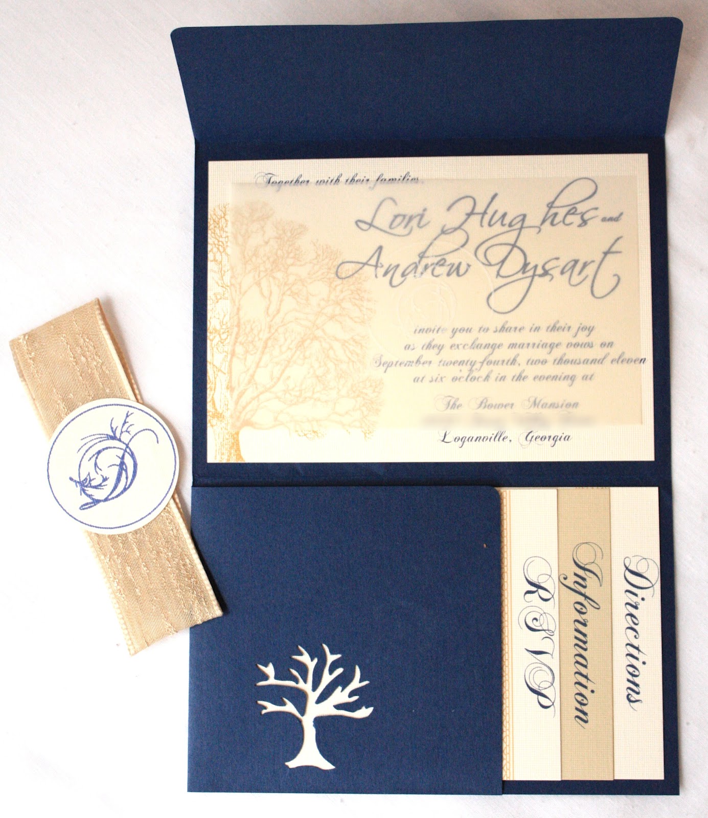 Dysartopia: How To: Pocketfold Invitations
