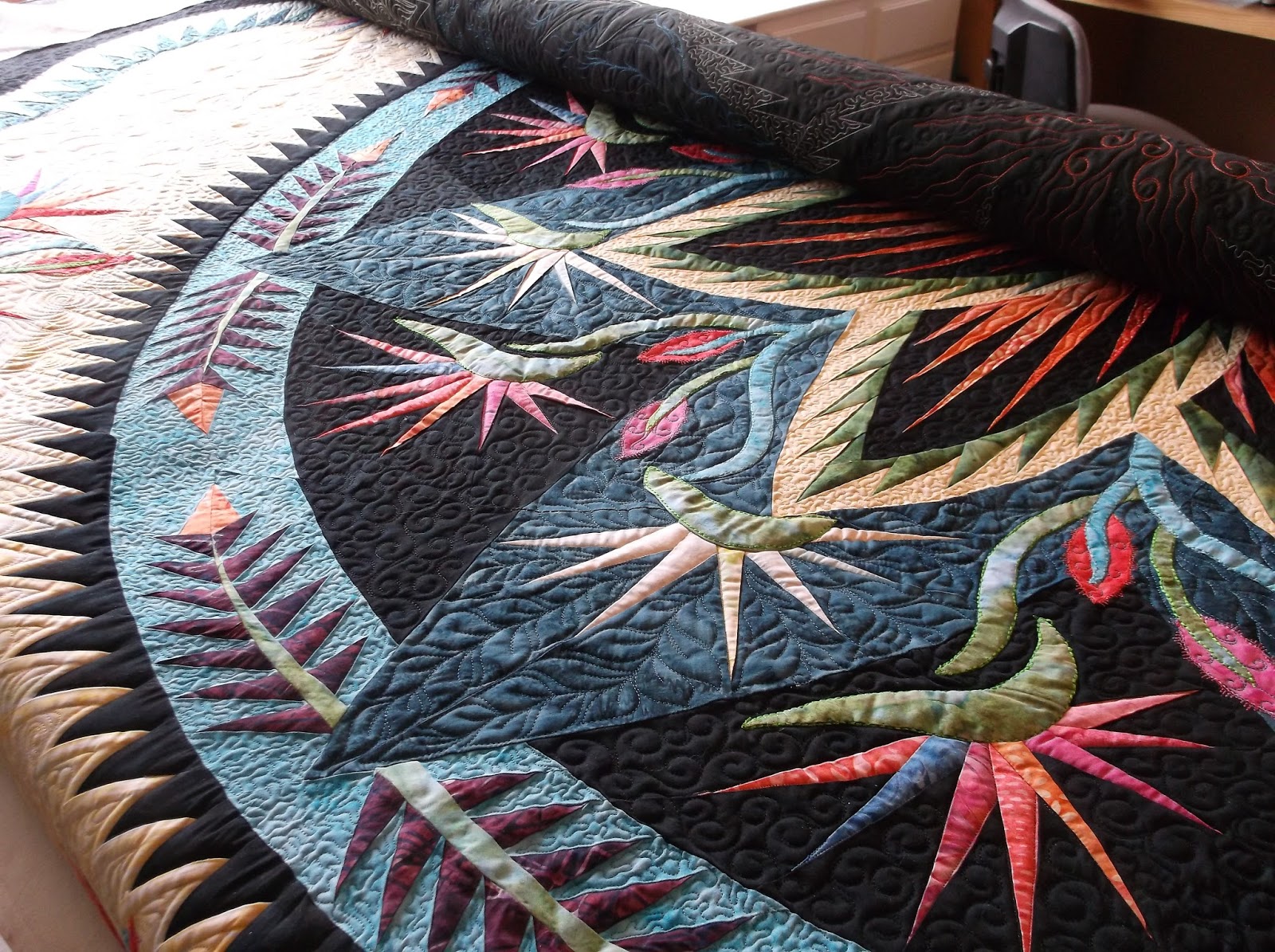 Creative Quilting by Debbie Stanton: Paradise in Blooms
