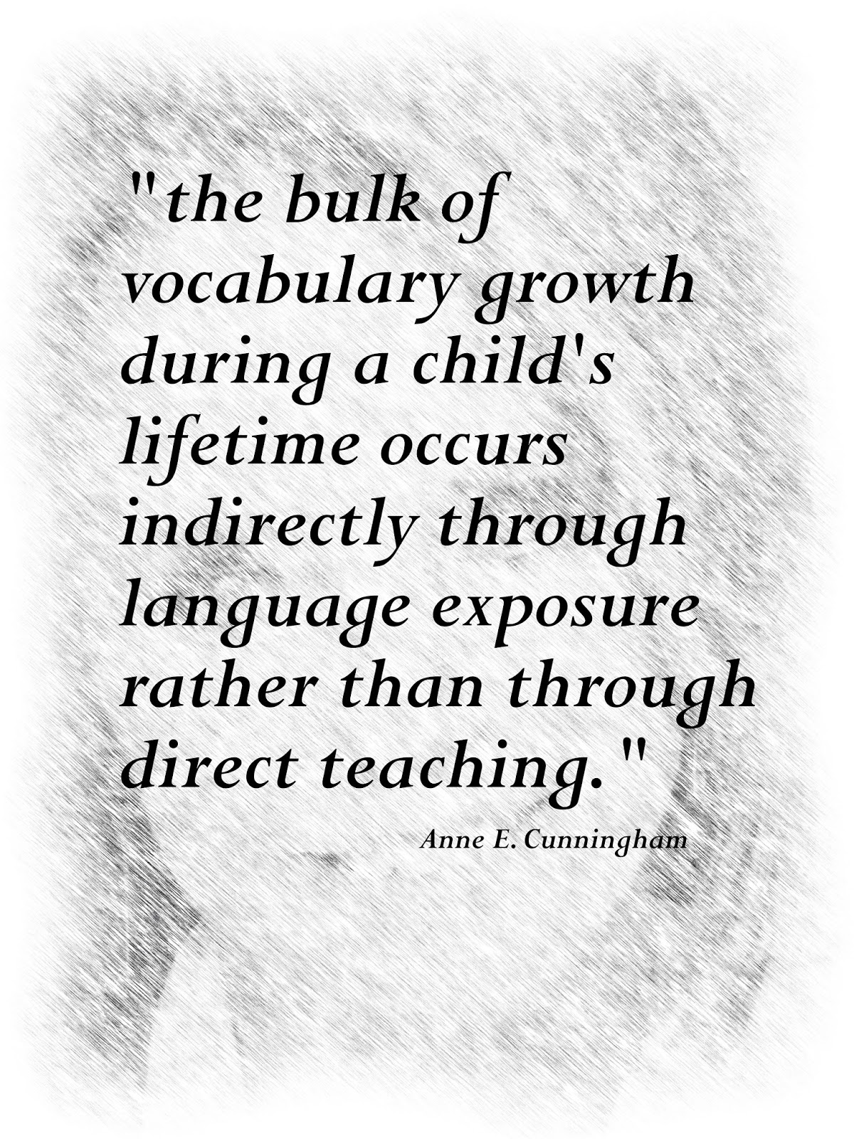 My Interpretations - Ken Whytock: "the bulk of vocabulary growth during ...