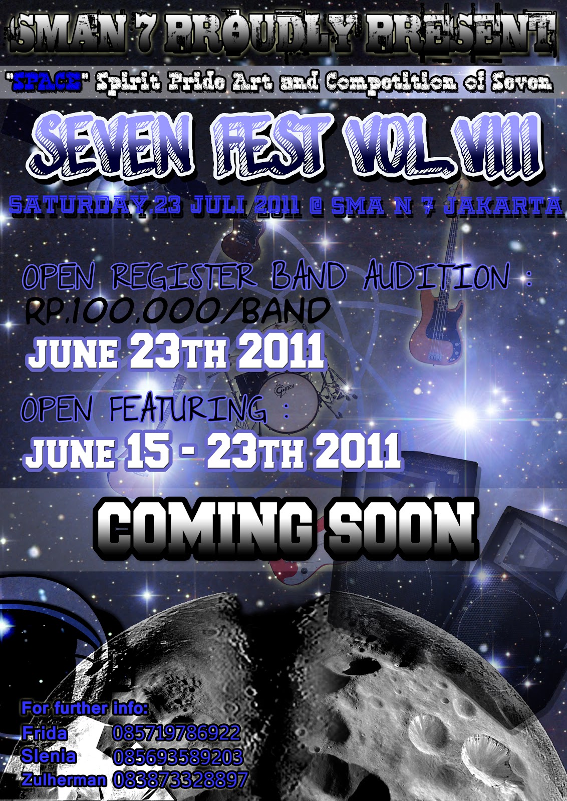 CORCORO: SEVEN FEST Vol. VIII SMAN 7 JAKARTA COMING SOON