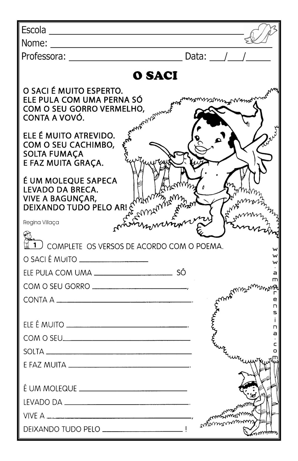 Poema Do Saci Pererê - ZULEDU