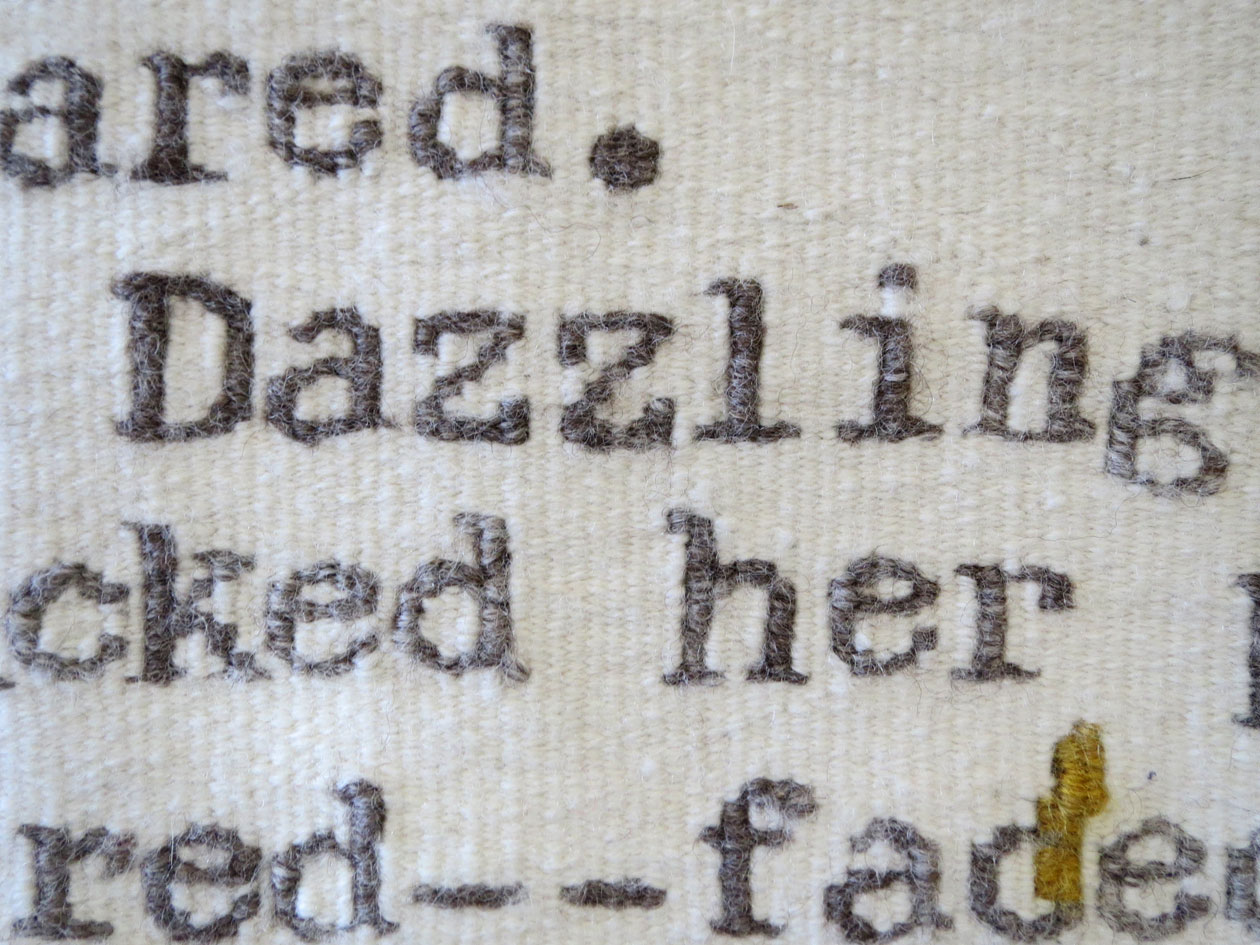 Rebecca Mezoff, Tapestry Artist: Dragonflies are handy that way ...