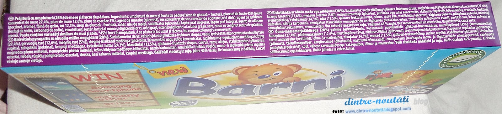 LU Barni mere si fructe de padure | D-Nblog. Păreri sincere despre ...