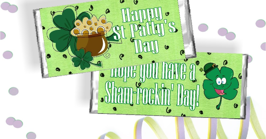 DIY Party Mom: Have a Rockin' St Patrick's Day Candy Bar Wrapper Free ...