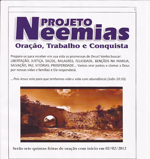 Palavra de Vida: Campanha Neemias Reconstruindo os muros de sua vida