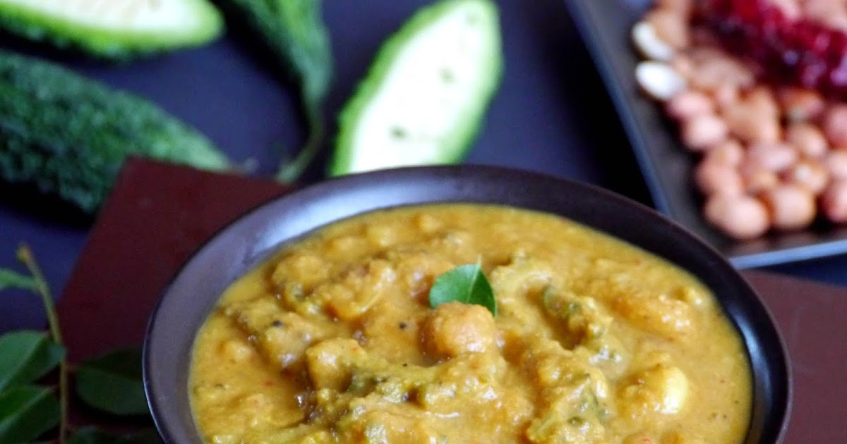 A Peek into My Kitchen: Pavakkai Pitlai / Bitter Gourd Stew ~ Day 118