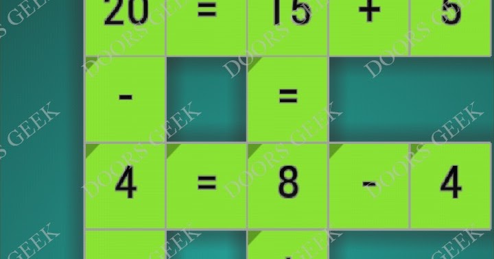 Math Games [Beginner] Level 7 ~ Doors Geek