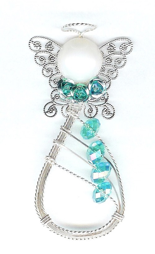 3 Lovely Wire Wrapped Angel JewelryTutorials / The Beading Gem