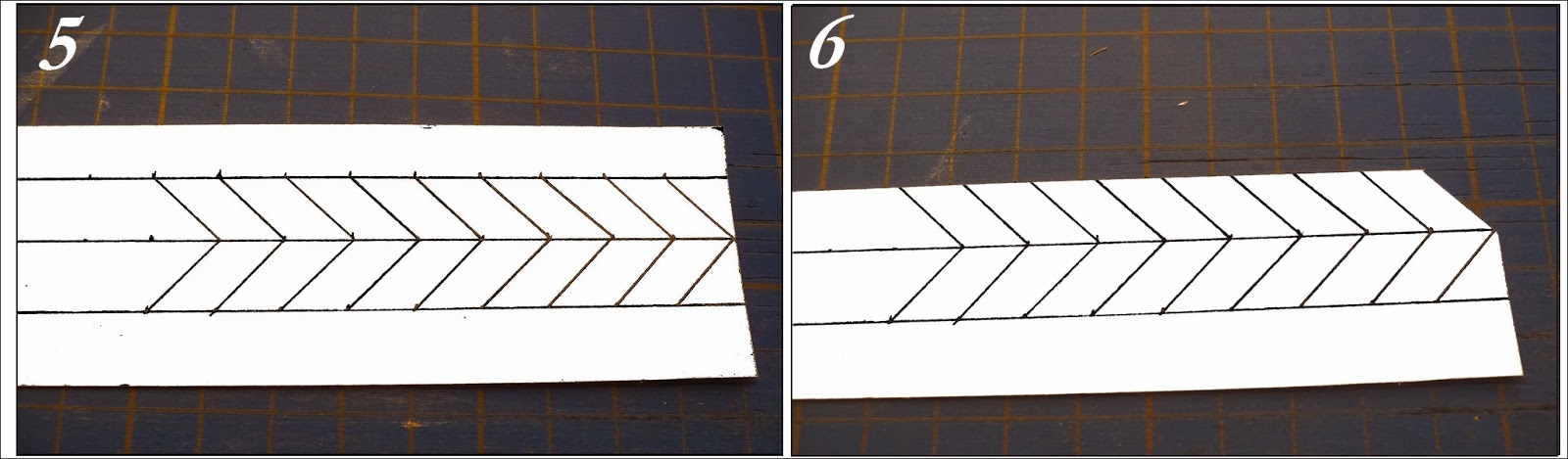 Le Blog de GENMANOU: Pas-à-Pas : Les Chevrons