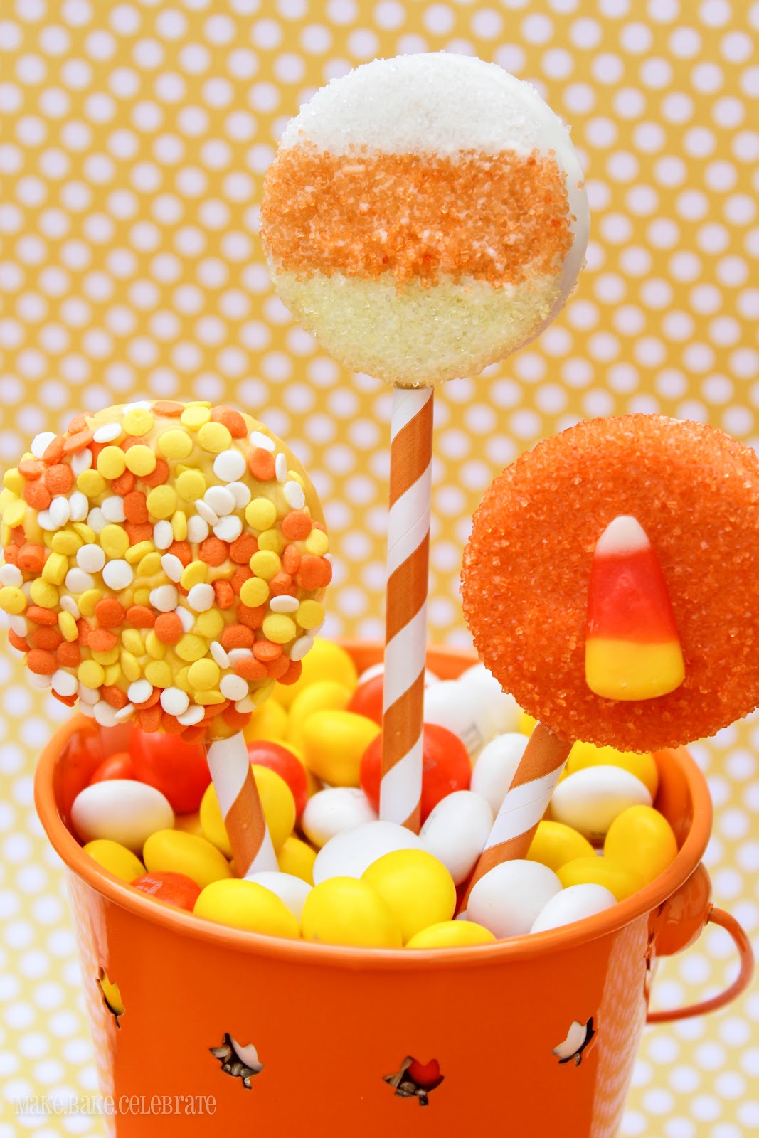 MBC: {Candy Corn Week!} Candy Corn Oreo Pops
