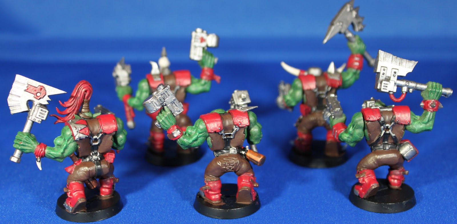 The Warhammer 40K Dad: Painting Warhammer 40K Ork Nobz
