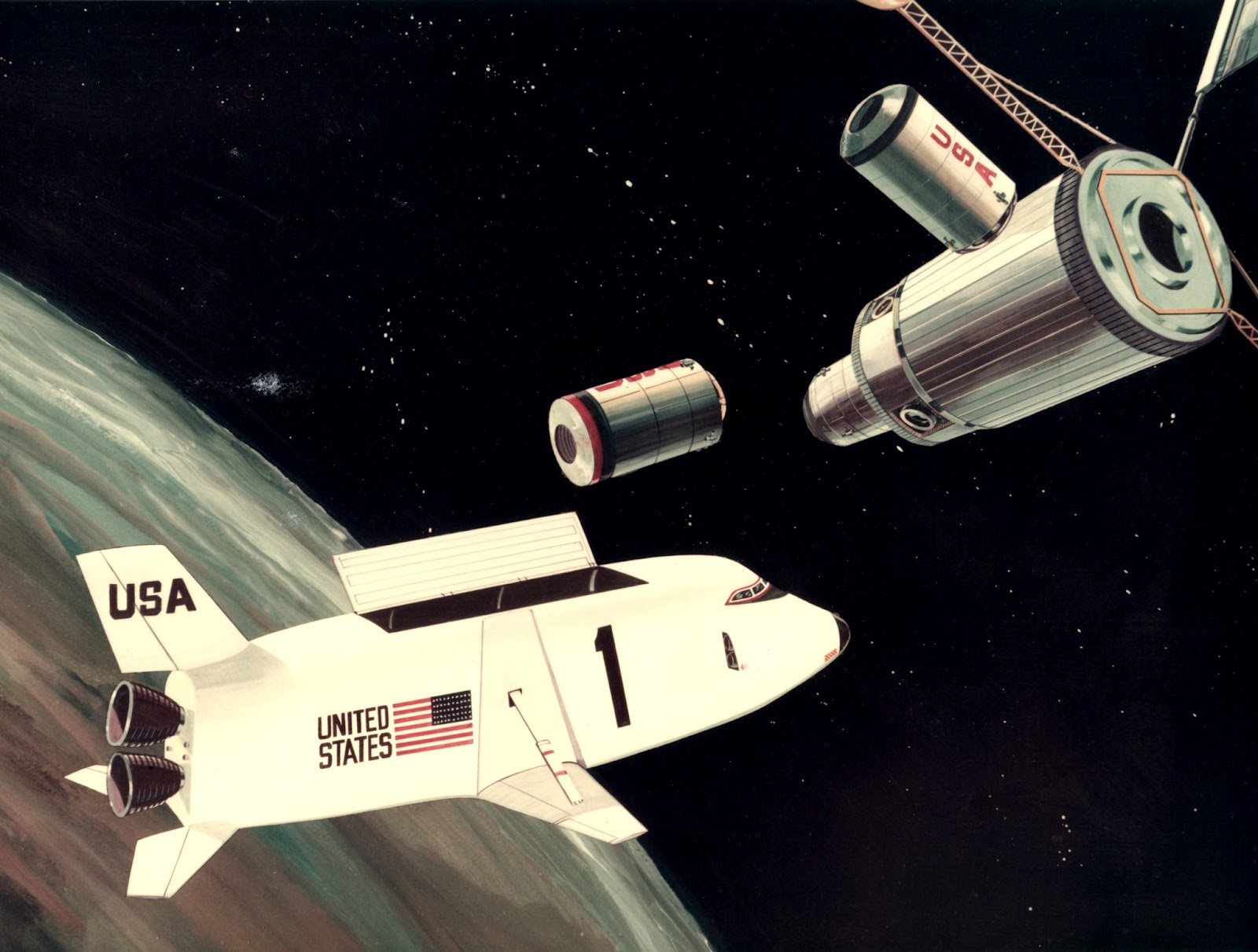 My Space Museum: Early Space Shuttle concept art