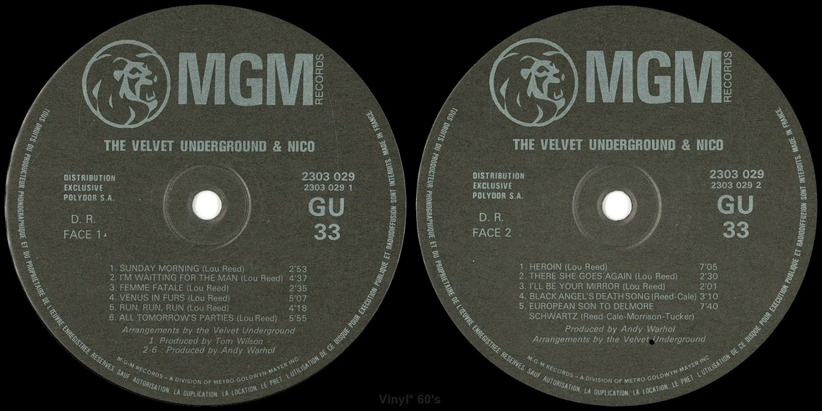 1967 The Velvet Underground & Nico - The Velvet Underground & Nico ...