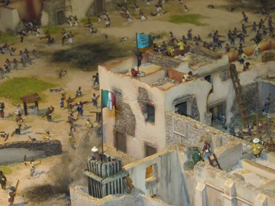 Tides of War: Paint Bench: 15mm Battle of the Alamo Diorama Revisted
