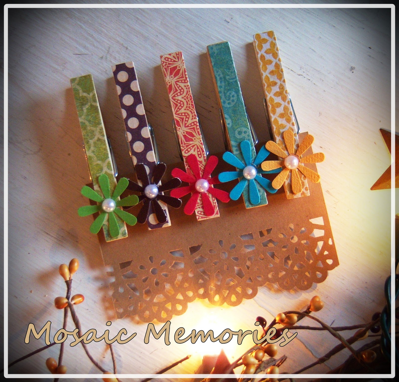 Shoregirl's Creations: Decorative Clothes Pins