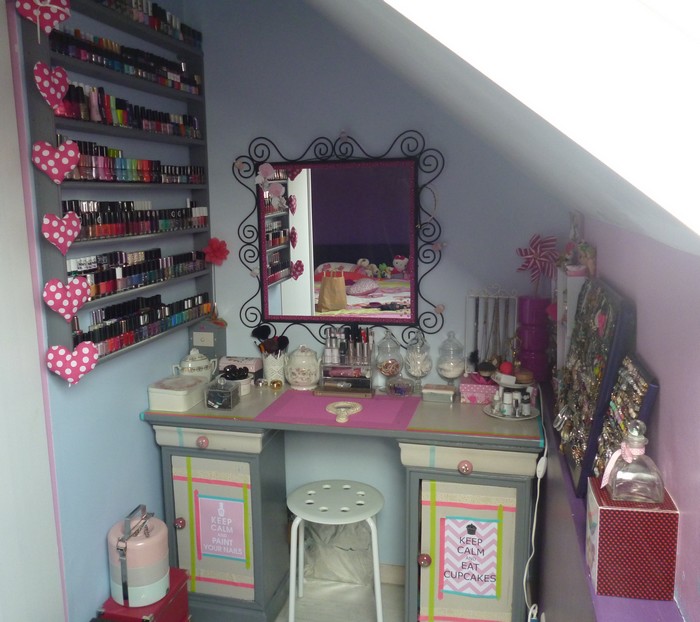 Marie Paillette: [DIY] J'ai relooké ma coiffeuse home made, sans me ruiner