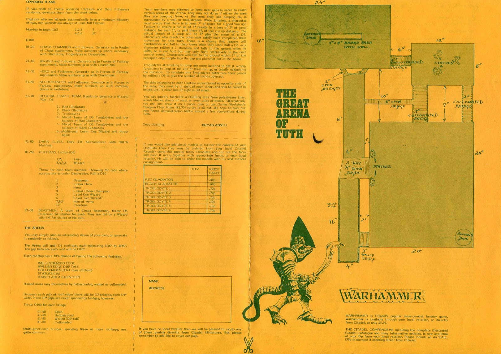 Eldritch Epistles: Citadel box set scenarios: useful Oldhammer inspiration