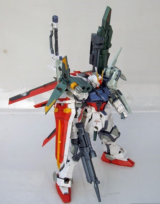 GUNDAM GUY Gundam Papercraft Aile Strike Gundam W Sword Launcher GUNDAM GUY Gundam Papercraft Aile Strike Gundam W Sword Launcher