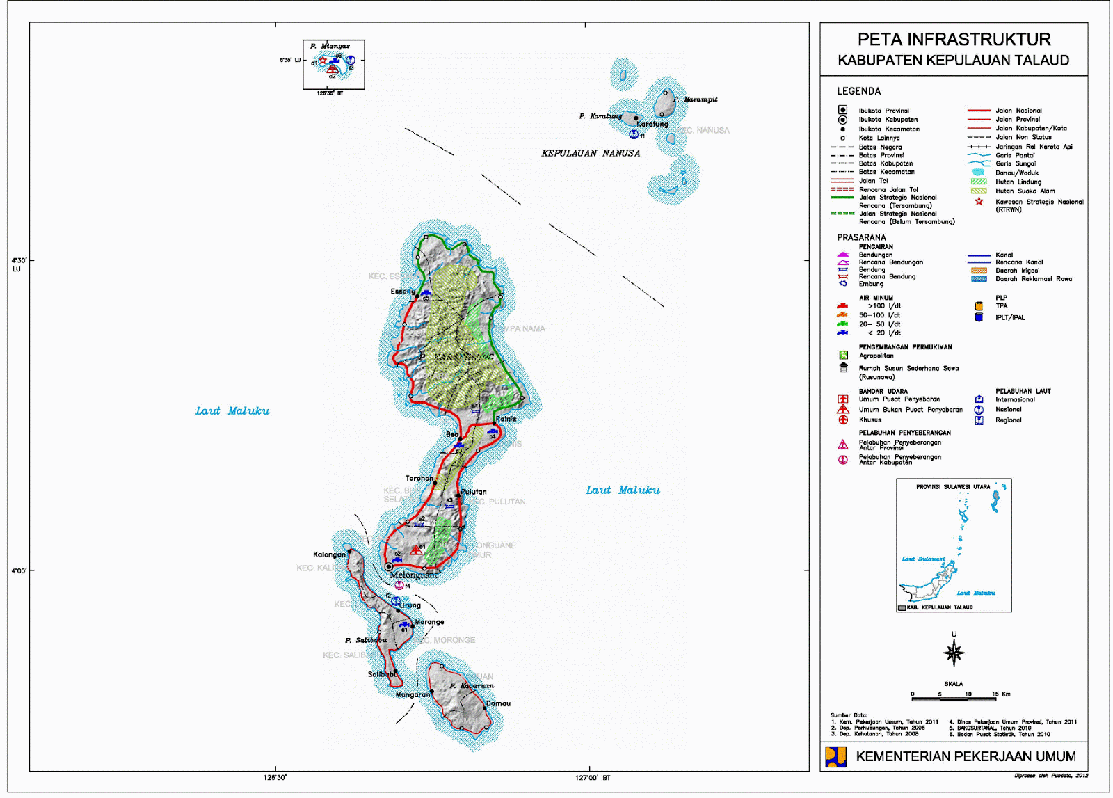 Peta Kota: Peta Kabupaten Kepulauan Talaud