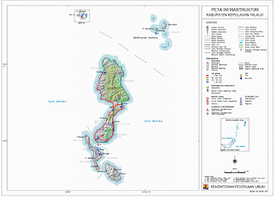 Peta Kabupaten Kepulauan Talaud