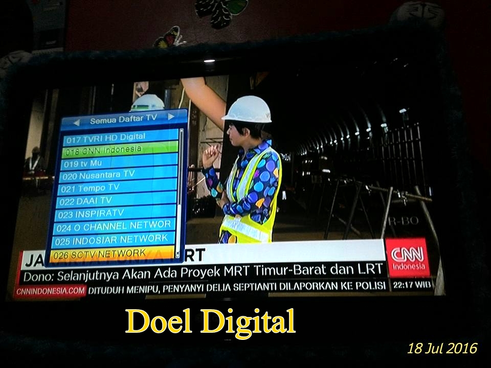 CONTOH SIARAN TV DIGITAL INDONESIA -Doel Digital