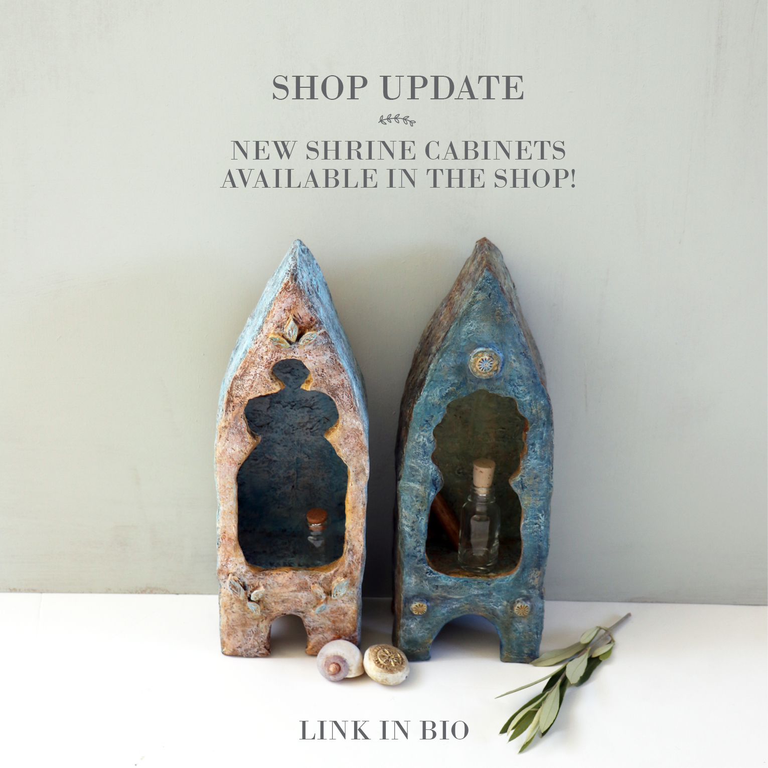 NEW HANDMADE PAPER MACHE SHRINES